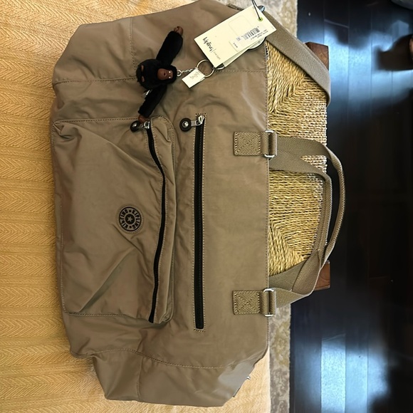 Kipling | Bags | Nwt Kipling Tan Tote Bag | Poshmark